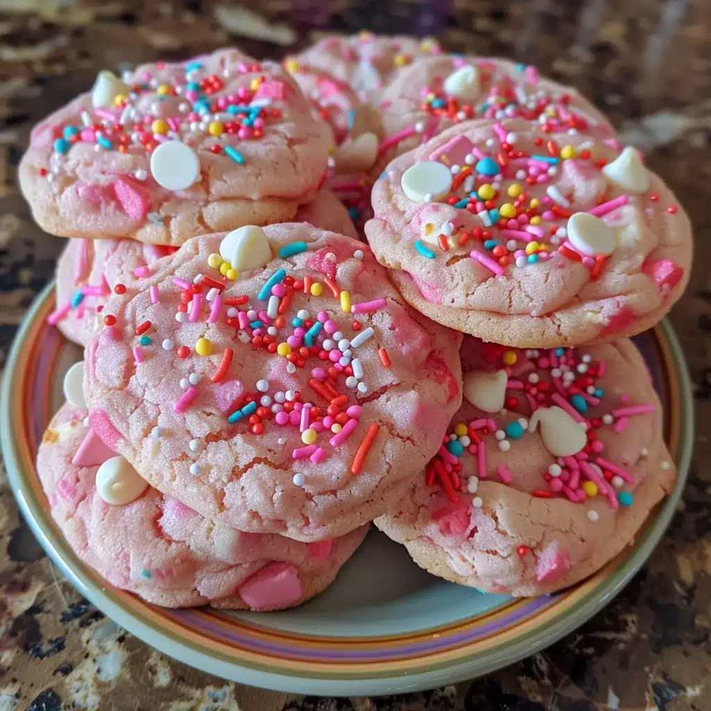 Strawberry Cake Mix Cookies - Kenzie Recipes