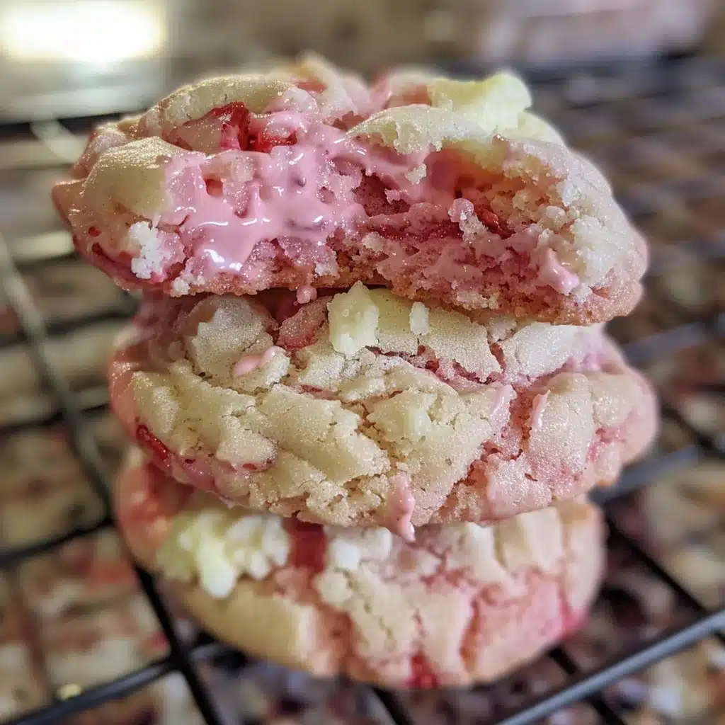 Strawberry Cheesecake Cookies - Kenzie Recipes