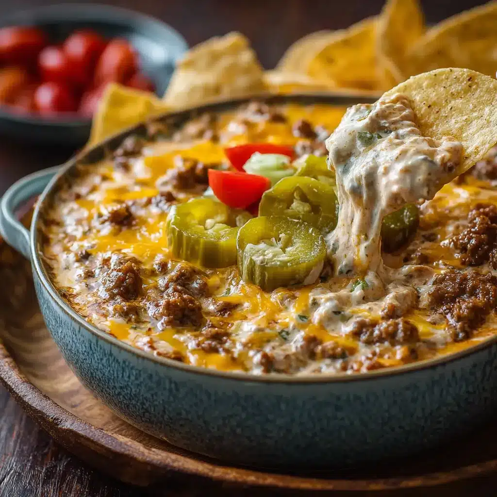 Crockpot Big Mac Dip - Kenzie Recipes