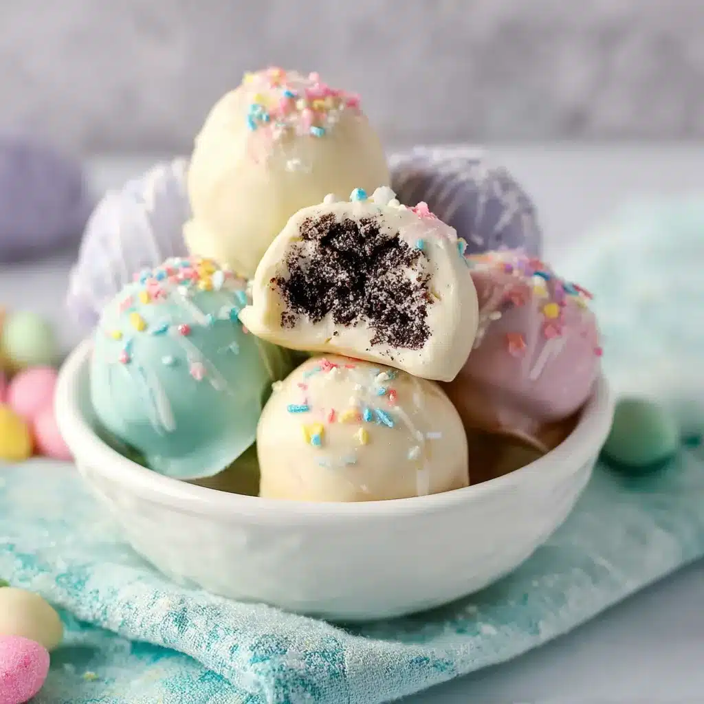 Easter Oreo Truffles - Kenzie Recipes