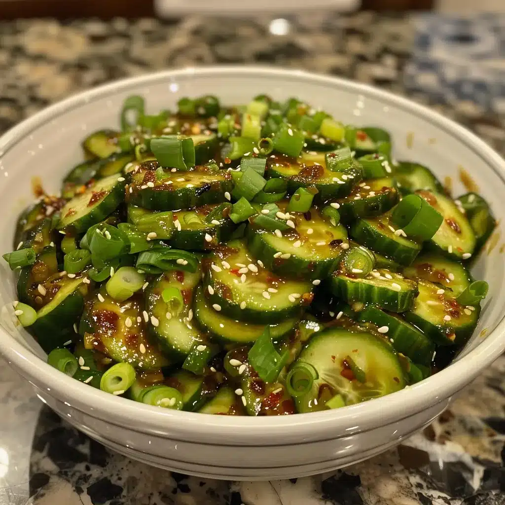 Chinese-Inspired Cucumber Salad - Kenzie Recipes